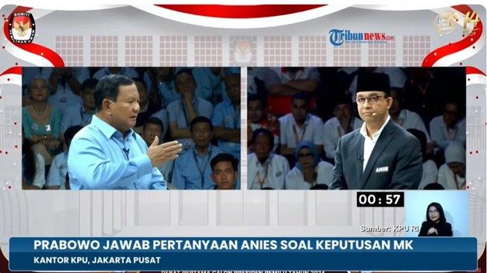 Momen Menggemaskan Debat Capres Semalam, Prabowo: Sorry Yee ...