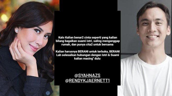 Syahnaz Adik Raffi Ahmad Diungkapkan Selingkuh dengan Aktor FTV Rendy Kjaernett, Dibongkar Istri ...
