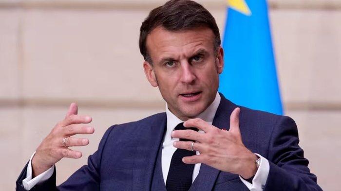 Presiden Perancis Emmanuel Macron Bertemu Menteri dari Arab Bahas ...