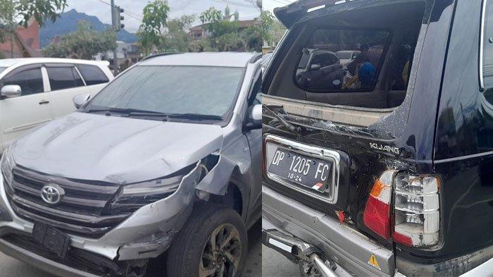 Sopir Ngantuk Usai dari Kafe, Toyota Rush Seruduk Mobil dan Bentor Depan RS Eim Rantepao ...