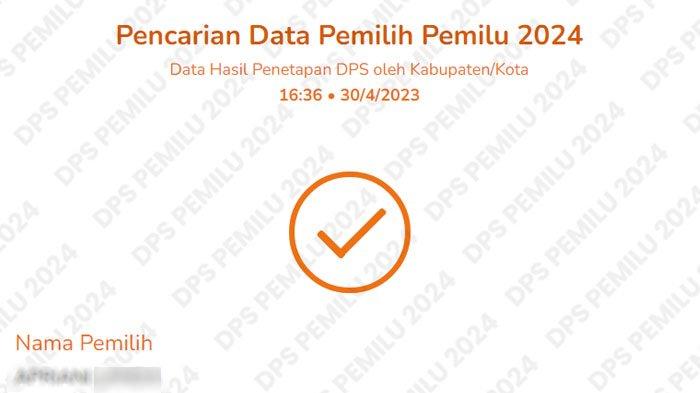 Cek Namamu Apa Sudah Masuk DPS Pemilu 2024? Ini Caranya - Tribuntoraja.com