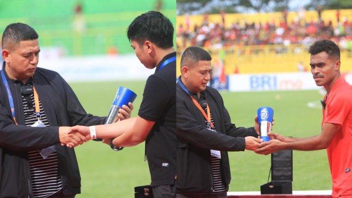 Pemain PSM Makassar, Dzaky Asraf dan Yance Sayuri Dapat Penghargaan ...