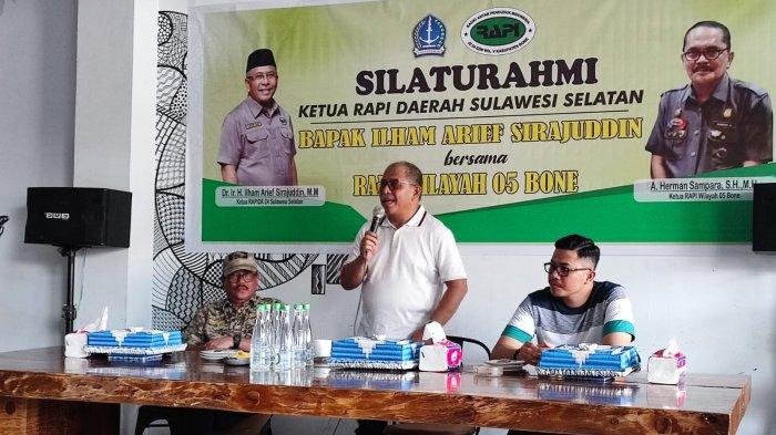 Masuk Bone, Ilham Arief Sirajuddin Silaturahmi dengan Pengurus RAPI dan ...