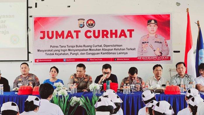 Warga Tana Toraja Manfaatkan Jumat Curhat untuk Ungkap Masalah ...