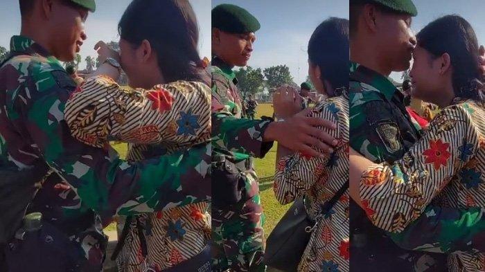 Momen Haru Ketika Pengantin Baru Sertu Robertus Simbolon Berpisah ...