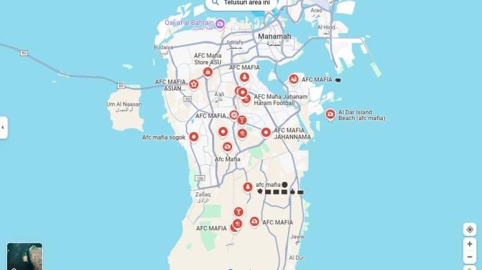 Alasan Google Maps Bahrain Dipenuhi dengan 'AFC Mafia' - Tribuntoraja.com