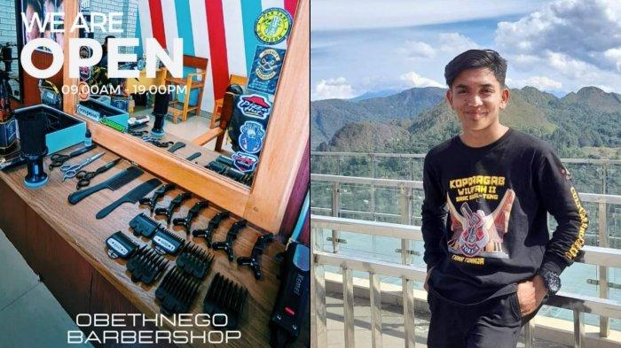 Obeth Nego Cukur 68 Warga Makale Dalam Sehari, Berkah Natal - Tribuntoraja.com
