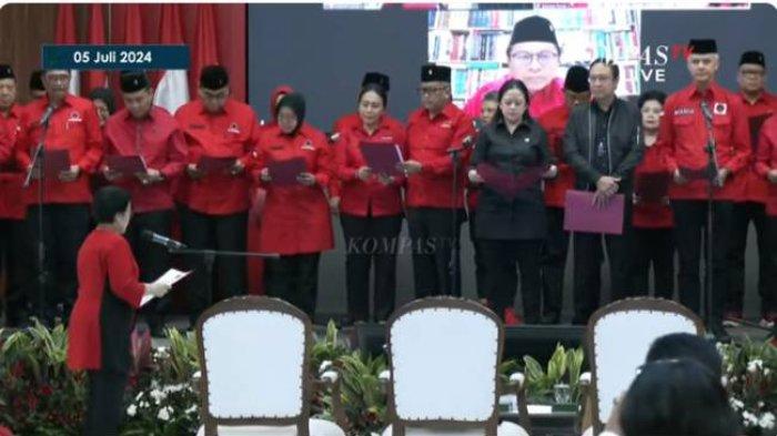 Megawati Lantik Pengurus DPP PDIP, Ada Nama Ganjar Pranowo dan Ahok - Tribuntoraja.com