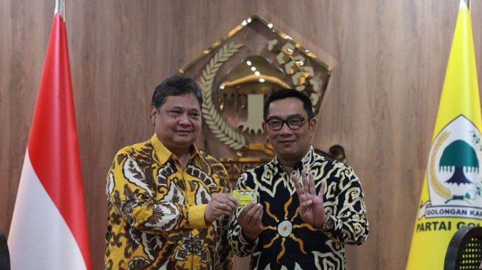 Alasan, Tugas, dan Strategi Ridwan Kamil Usai Gabung Partai Golkar - Tribuntoraja.com