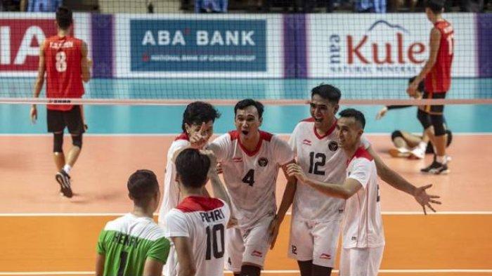 Timnas Voli Putra Indonesia Raih Emas di SEA Games 2023 usai Gilas Kamboja 3-0 - Tribuntoraja.com