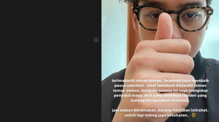 Viral Video Ardhito Pramono Tumbang di Panggung Akibat Maag Akut ...
