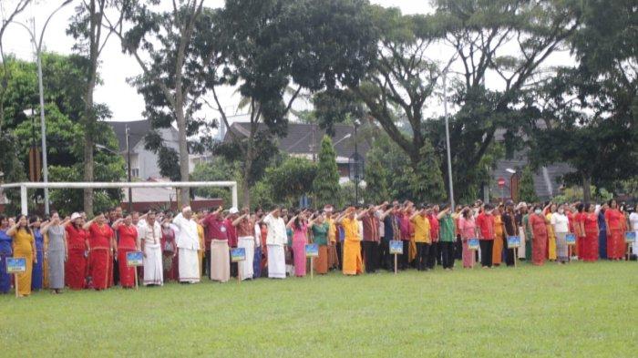 BERITA FOTO: Upacara Peringatan Hari Lahir Pancasila di Lapangan Bakti ...