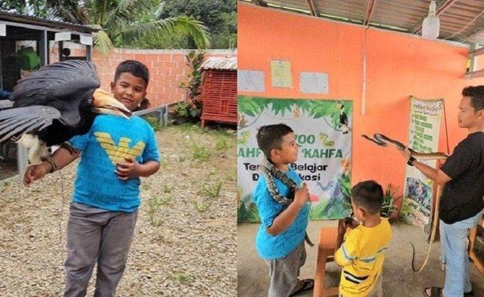 Ada Maskot Kalimantan, Intip Koleksi Satwa Mini Zoo Kahfi di Paringin ...