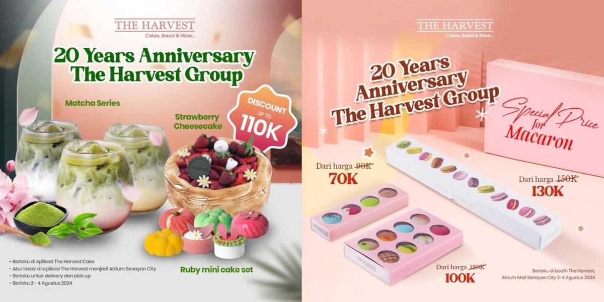 Daftar Promo The Harvest Spesial Ulang Tahun ke 20, Cek Lokasi dan ...