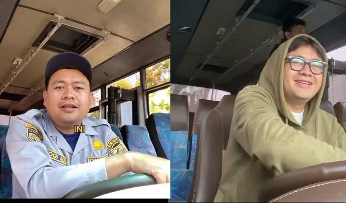 Viral Sosok Pegawai Dishub yang Antar Jemput Anak Sekolah Pakai Bus, Banjir Pujian dari Warganet ...