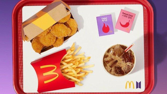 McDonalds Mulai Debutnya dengan Menu Baru BTS Meal, Apa Saja Ya Isinya? - Tribun Travel