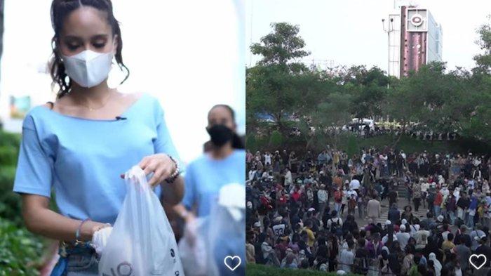 Cinta Laura Punguti Sampah di Citayam Fashion Week: Boleh Fashionable Asal Buang Sampah di ...