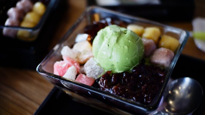 Lezatnya Desert Khas Taiwan, Cincau dan Kacang Merah Bercampur dengan ...