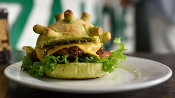 Koki di Vietnam Bikin Burger Warna Hijau dengan Bentuk Virus Corona ...