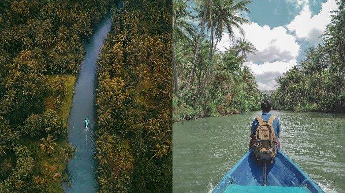 Serunya Naik Perahu Menyusuri Sungai Maron Pacitan, Serasa di Amazon ...