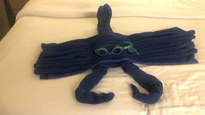 Foto-foto Handuk Hotel Berbentuk Unik, Ada yang Mirip Gajah hingga ...