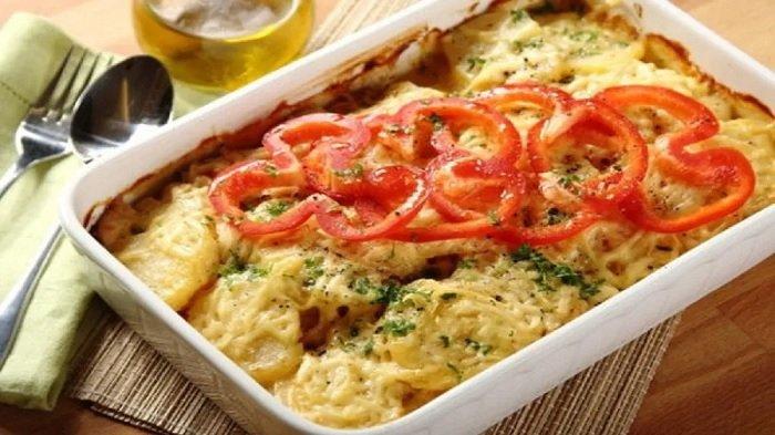 Resep Kaserol Nasi Ayam Mudah, Ide Menu Sarapan Mewah Ala Kafe - Tribun ...