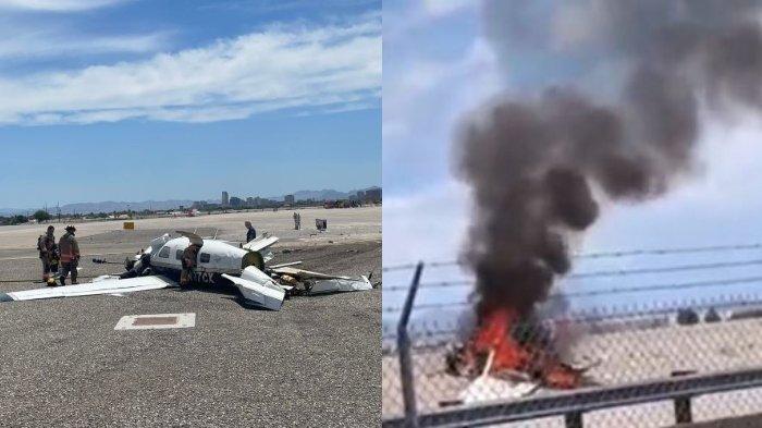 Viral Video 2 Pesawat Tabrakan di Udara, Jatuh Terbakar & Empat Orang ...
