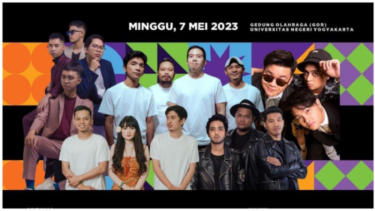 Line Up Konser Pesta Semalam Minggu 2023 di Jogja, Simak Cara Pesan ...