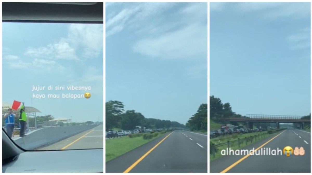 Kisah Pemudik Lebaran Jadi Orang Pertama Masuk Jalur One Way, Vibesnya ...