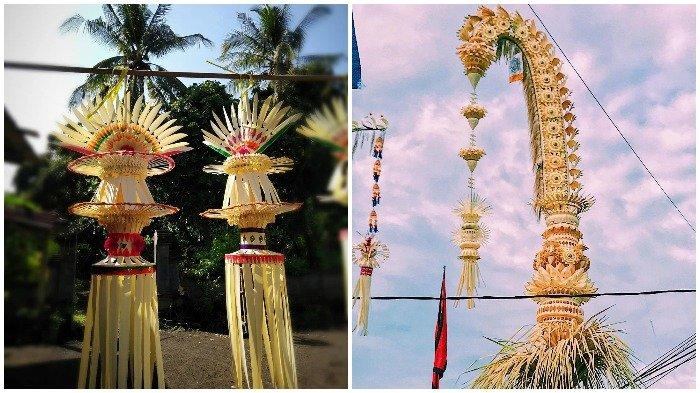 6 Potret Penjor yang Banyak Dicari saat Galungan di Bali - Tribun Travel