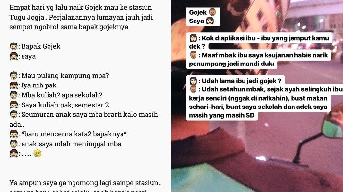 Selain Bikin Ngakak, Percakapan Driver Ojol dengan Penumpangnya Ini Bisa Buat Hatimu Tersentuh ...