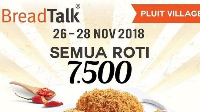 Promo BreadTalk - Semua Roti Mulai Rp 7.500 hingga Rp 15 Ribu, Cek ...
