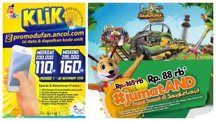 Promo Harga Tiket Masuk Dufan dan Jungle Land Pada November 2018 ...
