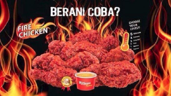 Promo Richeese Factory - Happy Hour Combo Fire Chicken hanya Rp 22 ...