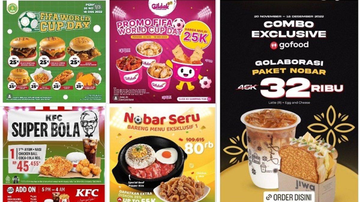 Daftar Promo Makanan & Minuman selama Piala Dunia 2022, Nobar Makin ...