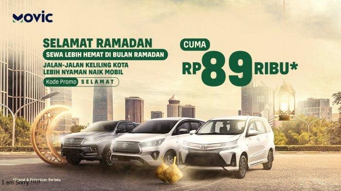 Sewa Mobil Keliling Kota saat Lebaran Mulai Rp 89 Ribu, Dapat Driver ...