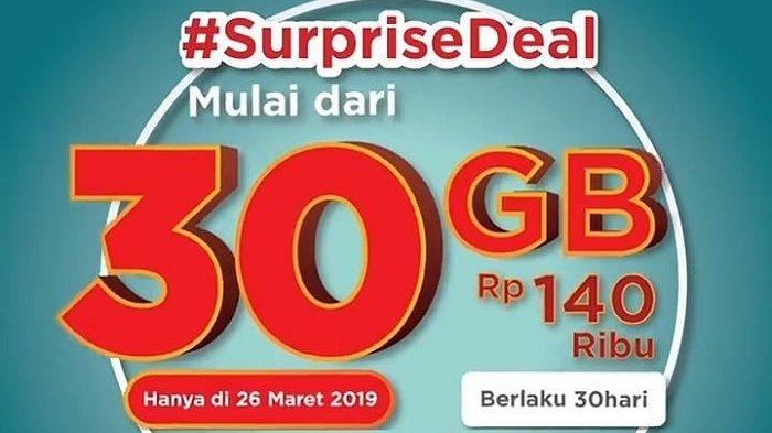 Promo Telkomsel - Hanya Hari Ini, Beli Paket Data 30 GB hanya Rp 140 ...