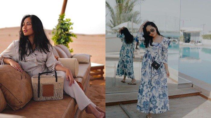Potret Liburan Rachel Vennya di Dubai, Berpose Cantik di Depan Burj Al ...