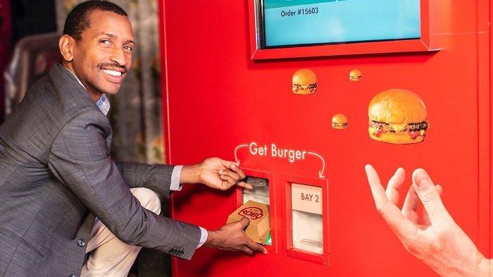 Vending Machine Burger Pertama di Dunia Memulai Debutnya, Cuma 6 Menit ...