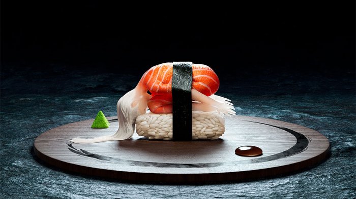 Bentuknya Unik dan Nggak Biasa, Kamu Tega Memakan Sushi yang Berpose ...