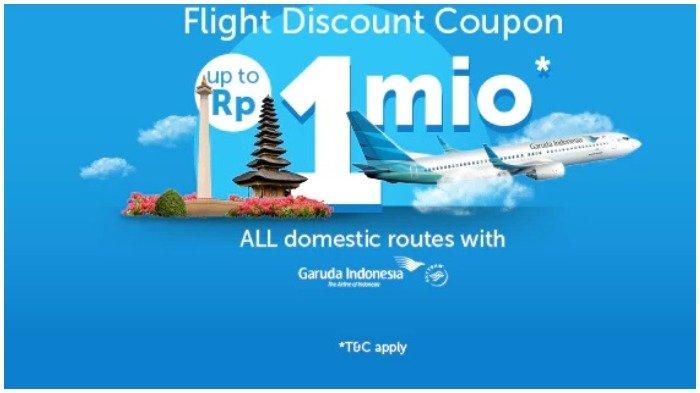 Hari Terakhir, Promo Diskon Tiket Pesawat Garuda Indonesia hingga Rp 1 Juta di Traveloka ...