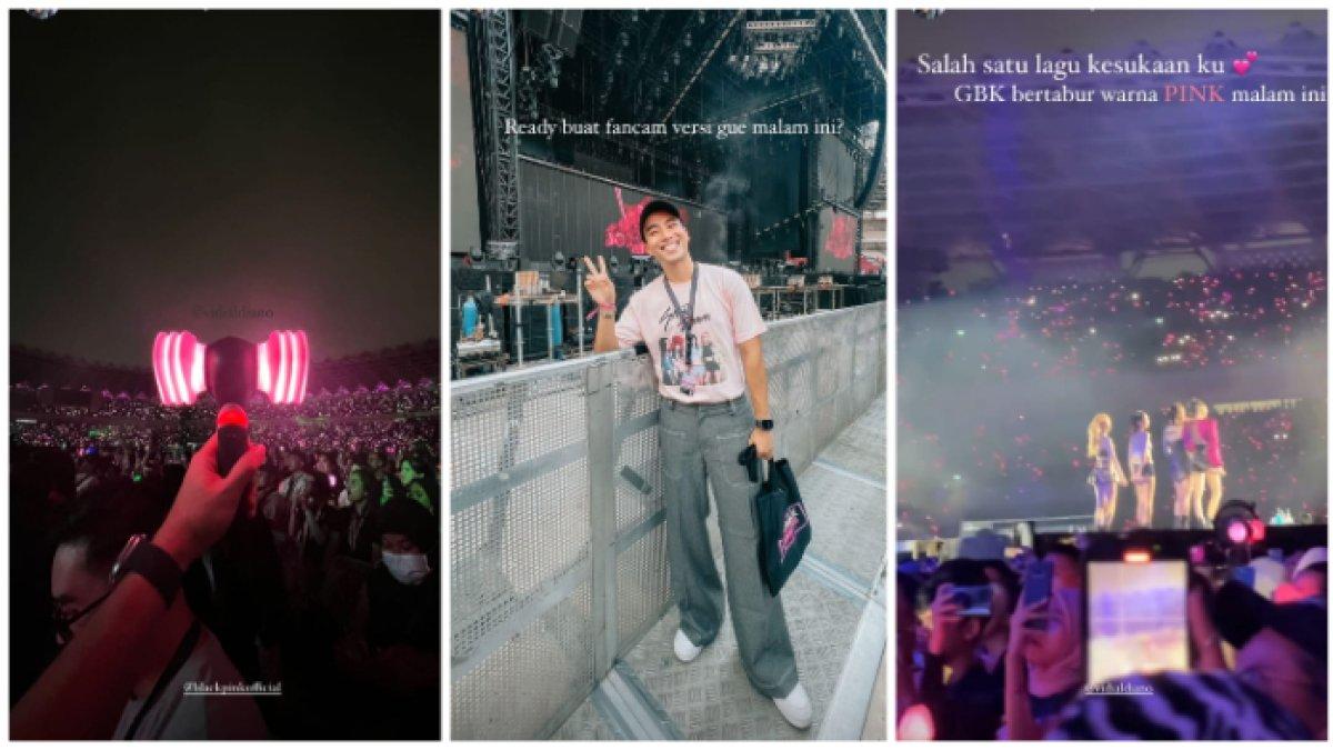 Momen-momen Vidi Aldiano Terkesima Nonton Konser BLACKPINK di GBK ...