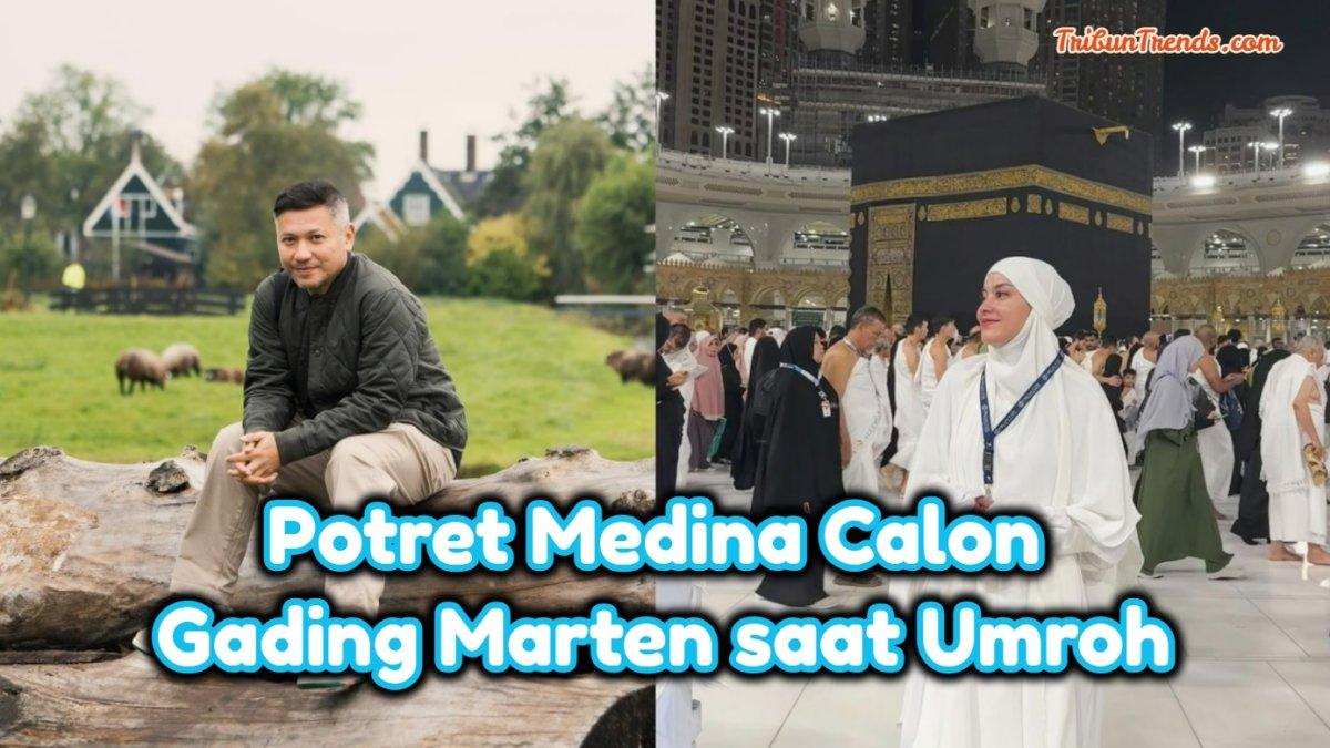 5 Foto Medina Dina Jalani Ibadah Umroh, Disebut Calon Istri Gading Marten dan Ibu Sambung Gempi ...