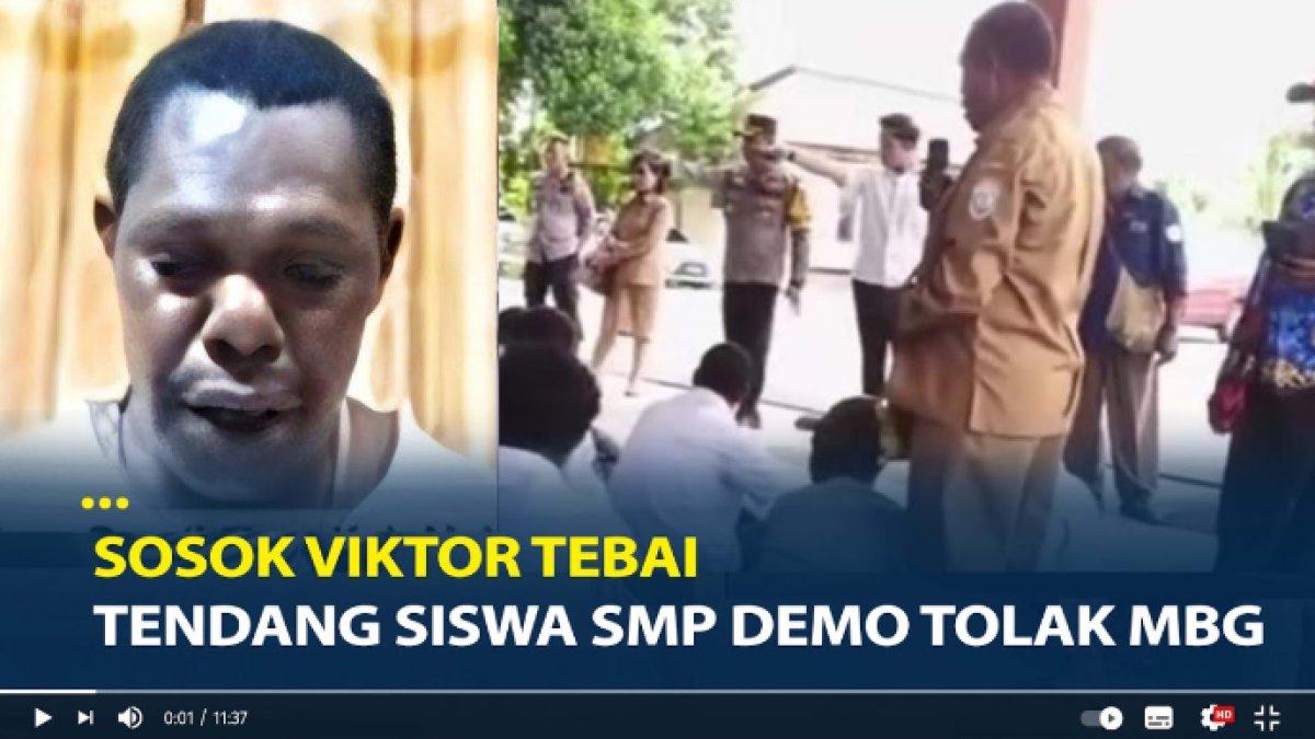 Sosok Viktor Tebai, ASN di Papua Tendang Siswa yang Demo Tolak Makan ...