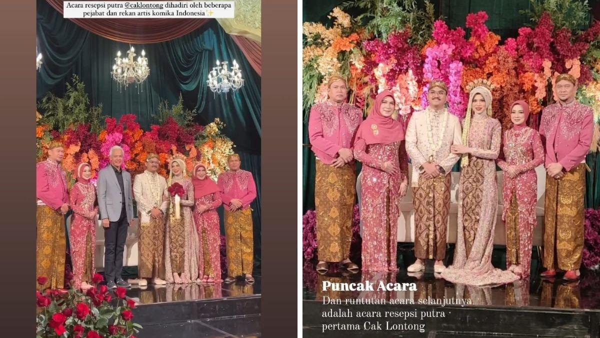 5 Potret Resepsi Mewah Anak Sulung Cak Lontong yang Kental Adat Jawa ...