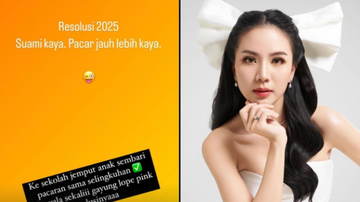 Suaminya Selingkuh, Agnes Jennifer Kuak Resolusi 2025 Si Pelakor: Suami Kaya, Pacar Jauh Lebih ...