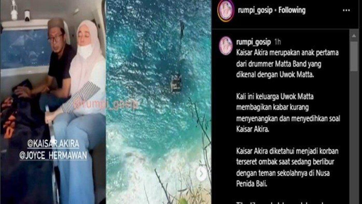 Sosok Kaisar Akira, Anak Wox Drummer Band Matta yang Tenggelam di Nusa ...