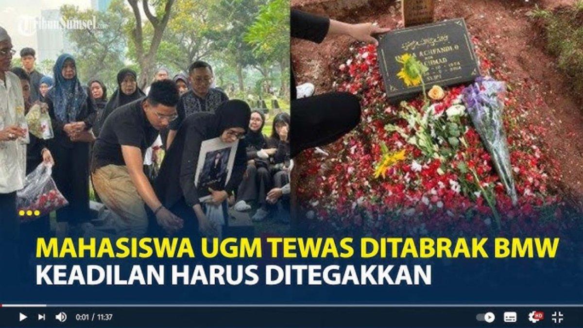Tangis Ibu Argo Pecah di FH UGM: Tak Kuat ke Kantor Polisi, Pemeriksaan ...
