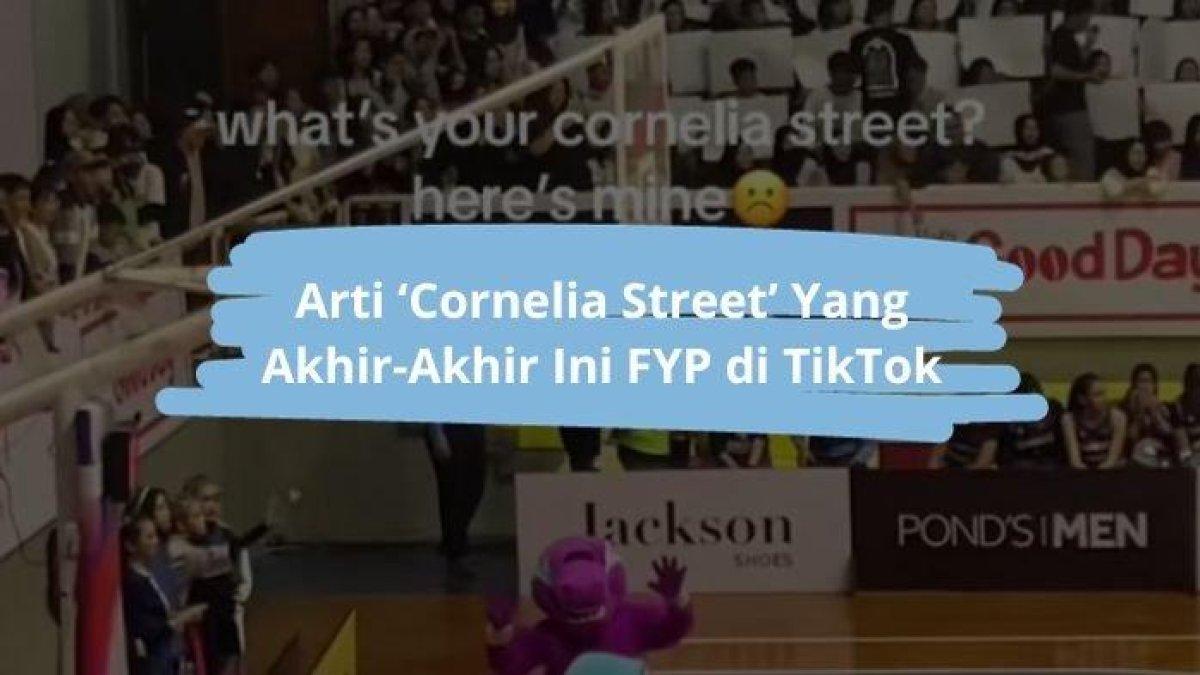 Apa Arti Cornelia Street Istilah Viral TikTok? Wara-wiri di FYP Gara-gara Taylor Swift, Ini ...
