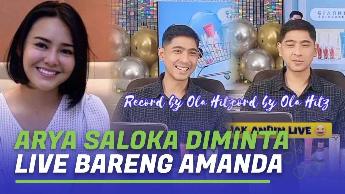 Video Arya Saloka Diminta Live Bareng Amanda Manopo, Begini Responnya ...